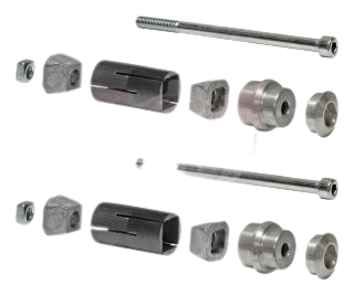 (15) DR Racing Kart festekit til 28mm rammerør (1 par) (liten kart med ...