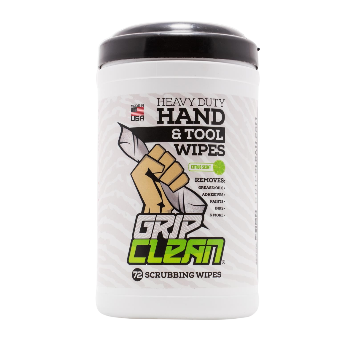 Grip Clean hånd og verktøy wipes, 72 stk - Olje, spray og kjemikalier ...