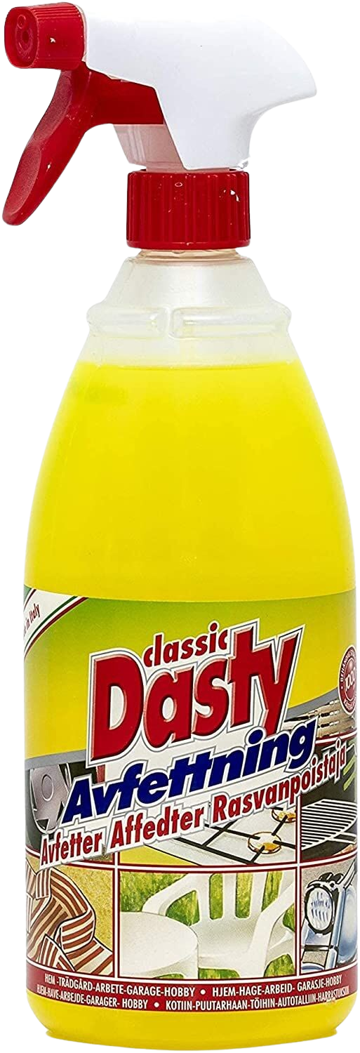 Dasty classic avfettingsspray til teks gokart, 1 liter sprayflaske ...